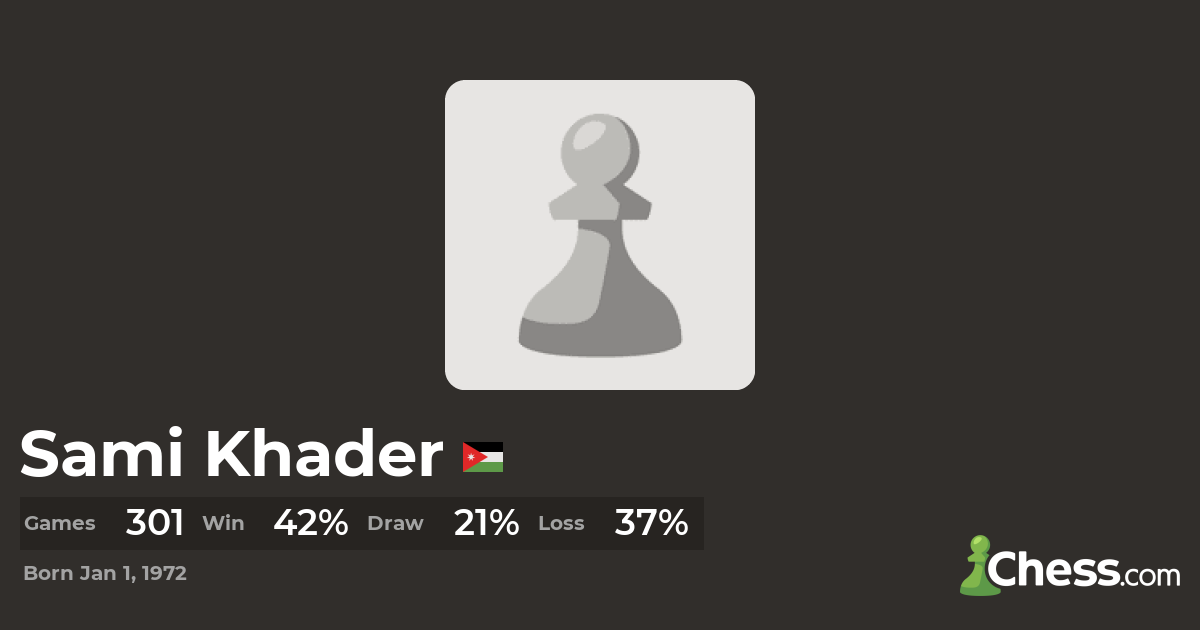 The Best Chess Games of Sami Khader - Chess.com