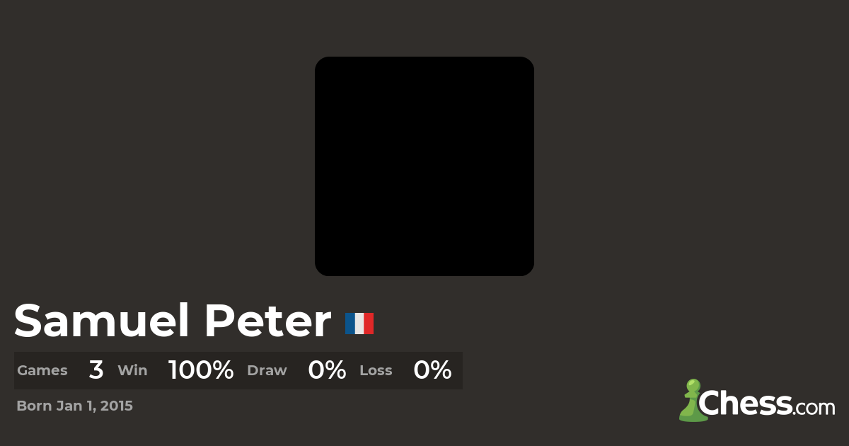 The Best Chess Games of Samuel Peter - Chess.com