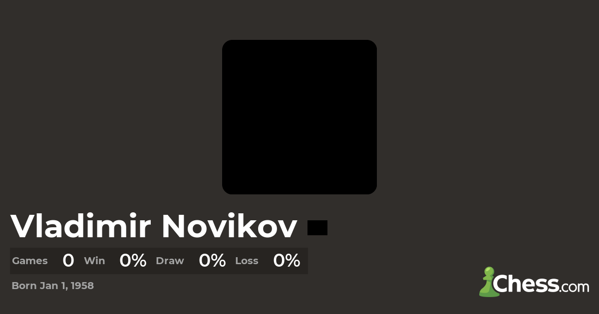 The Best Chess Games of Vladimir Novikov - Chess.com