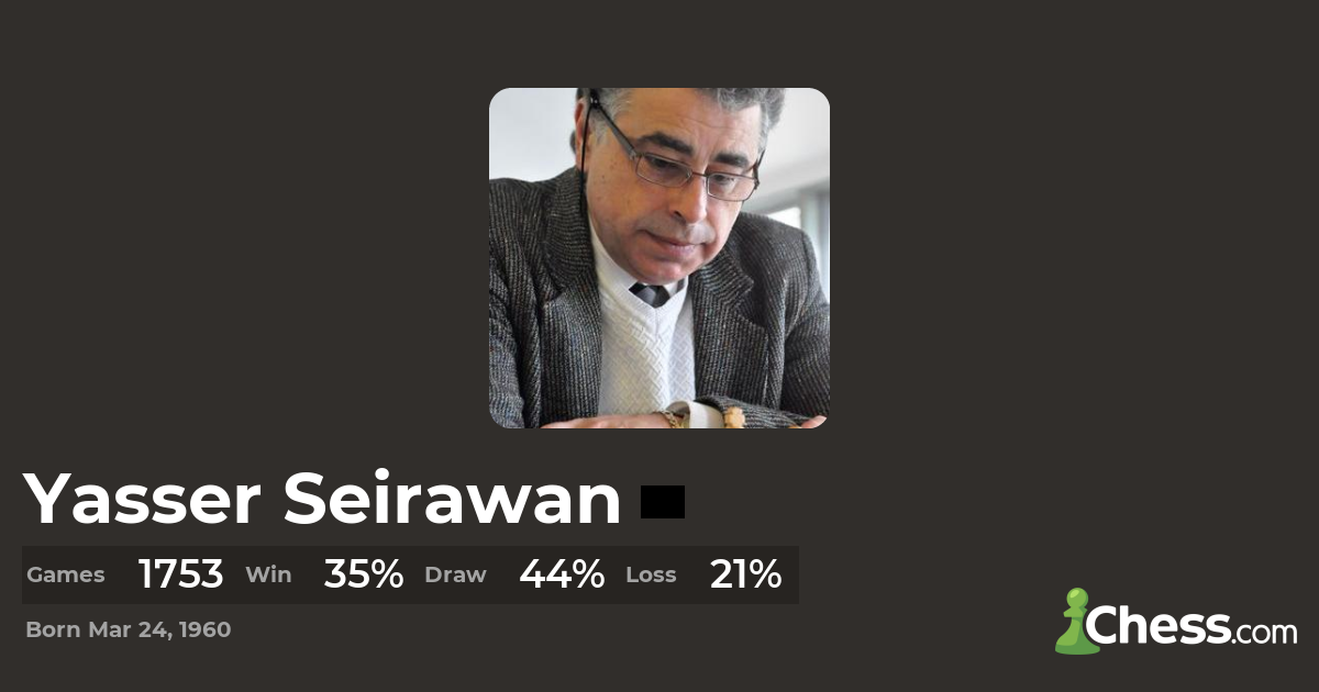 The Best Chess Games of Yasser Seirawan - Chess.com