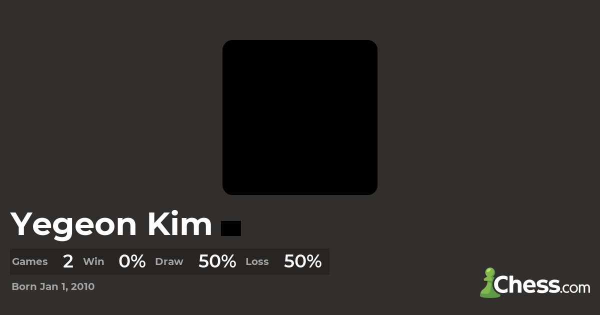 The Best Chess Games of Yegeon Kim - Chess.com