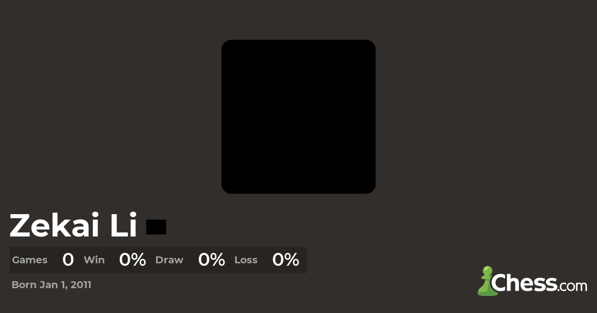 The Best Chess Games of Zekai Li - Chess.com