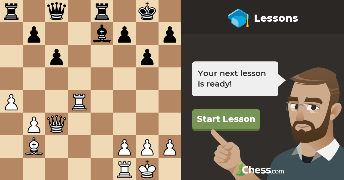 Clearing a diagonal | Chess Lessons - Chess.com