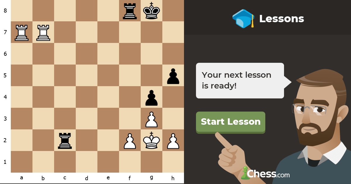 Basic Checkmating Pattern: Two Rooks on the Seventh Rank | Chess ...