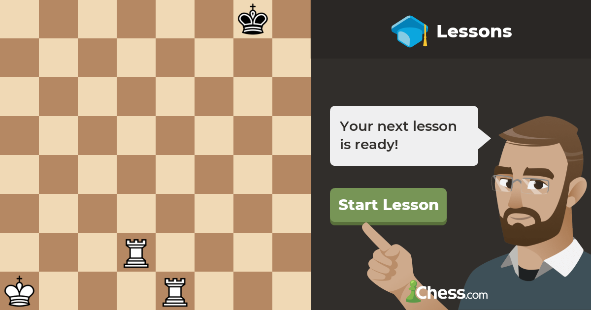 Mating with two Rooks | Chess Lessons - Chess.com