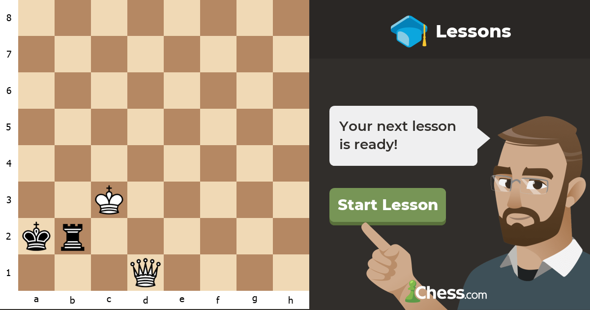 Queen vs Rook The Philidor Position | Chess Lessons - Chess.com
