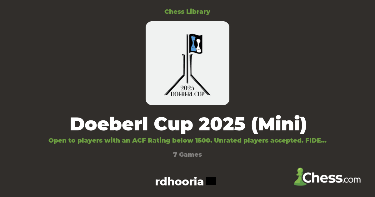Doeberl Cup 2025 (Mini) | ライブラリ - Chess.com