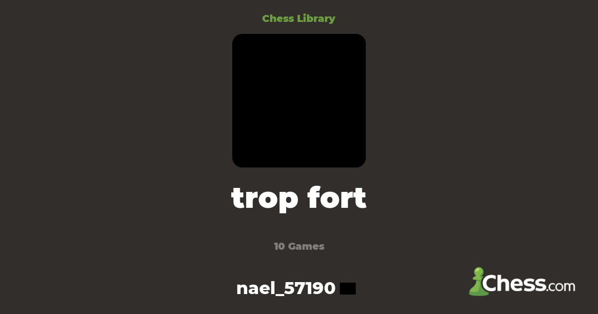 trop fort | ライブラリ - Chess.com