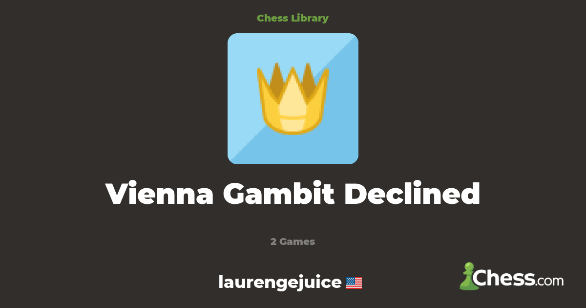 Vienna Gambit Declined | ライブラリ - Chess.com