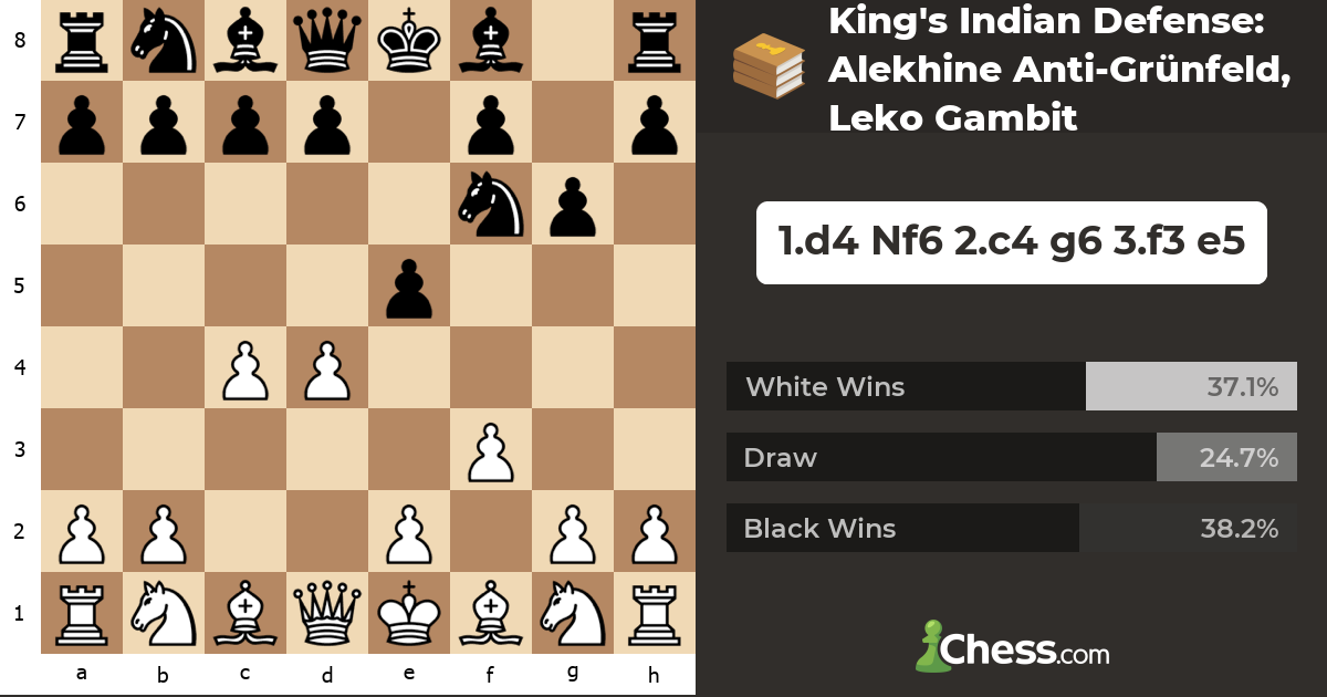 King's Indian Defense: Alekhine Anti-Grünfeld, Leko Gambit - Chess ...