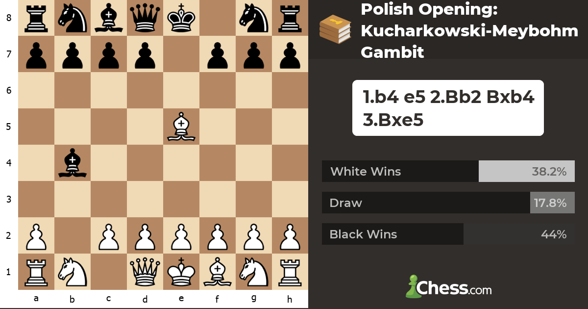 Polish Opening: Kucharkowski-Meybohm Gambit - Chess Openings - Chess.com