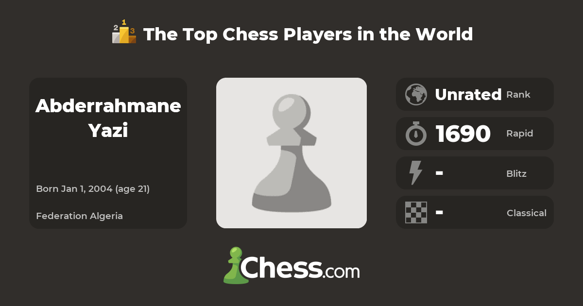 Abderrahmane Yazi | Top Chess Players - Chess.com