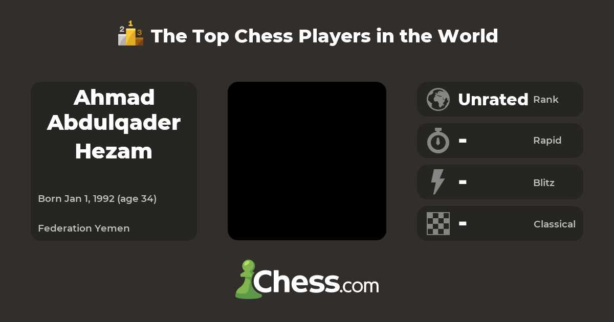 Ahmad Abdulqader Hezam | Top Chess Players - Chess.com