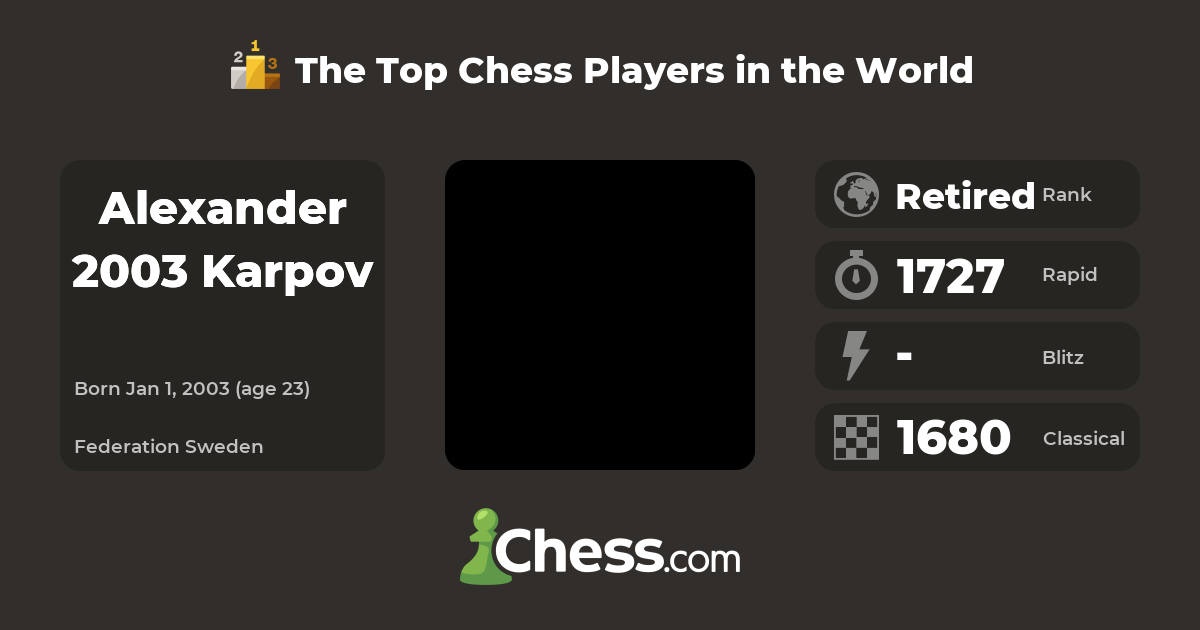 Alexander 2003 Karpov | Top Chess Players - Chess.com