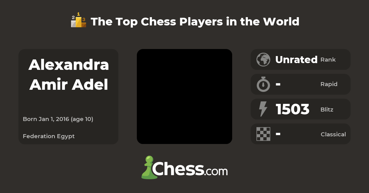 Alexandra Amir Adel | Top Chess Players - Chess.com