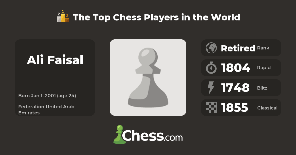 Ali Faisal | Top Chess Players - Chess.com