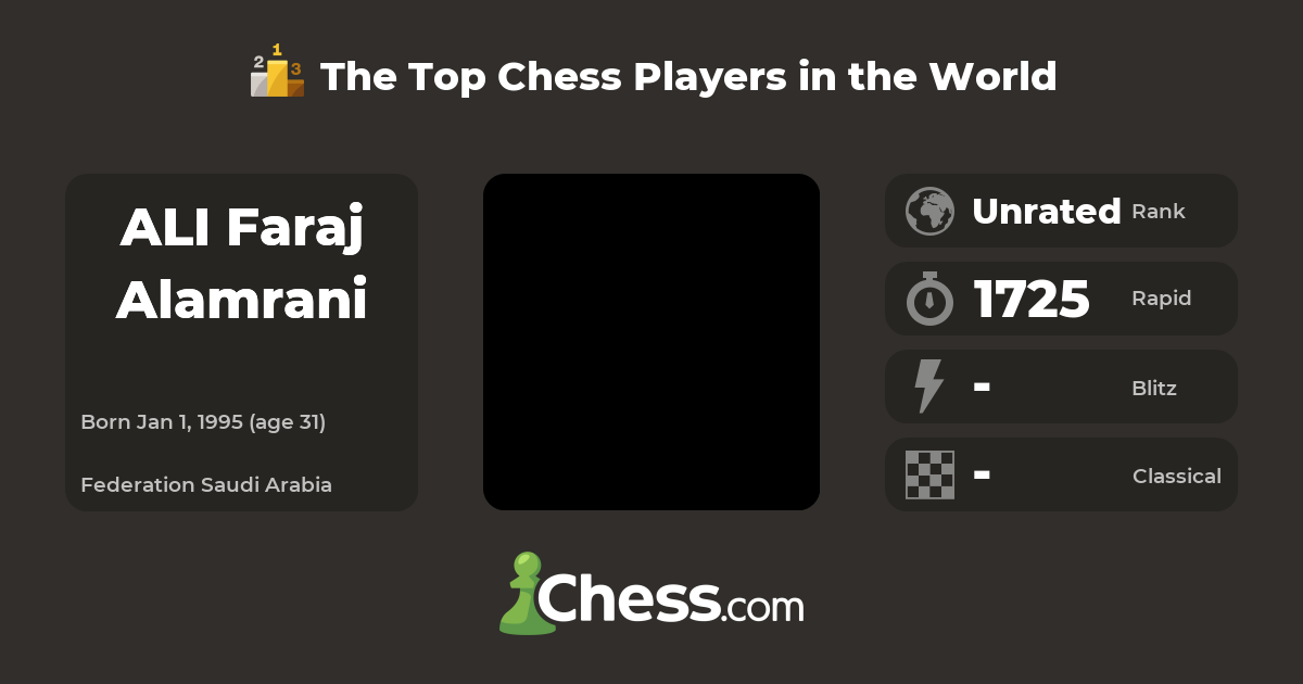 ALI Faraj Alamrani | Top Chess Players - Chess.com