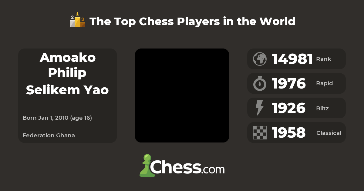 Amoako Philip Selikem Yao | Top Chess Players - Chess.com
