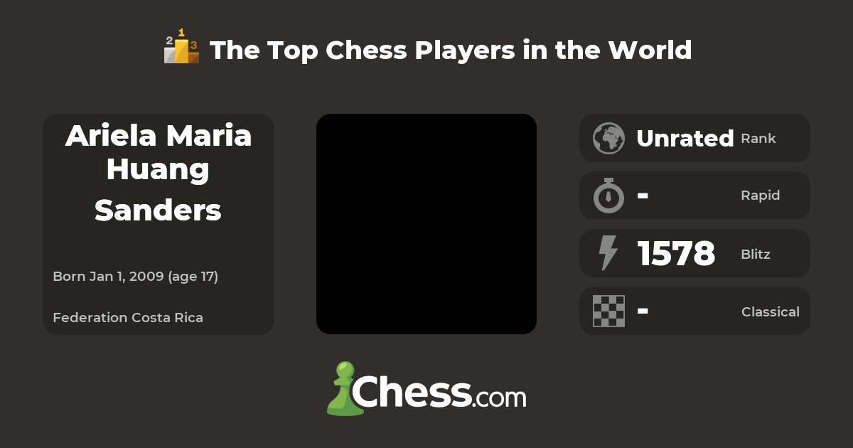 Ariela Maria Huang Sanders | Top Chess Players - Chess.com