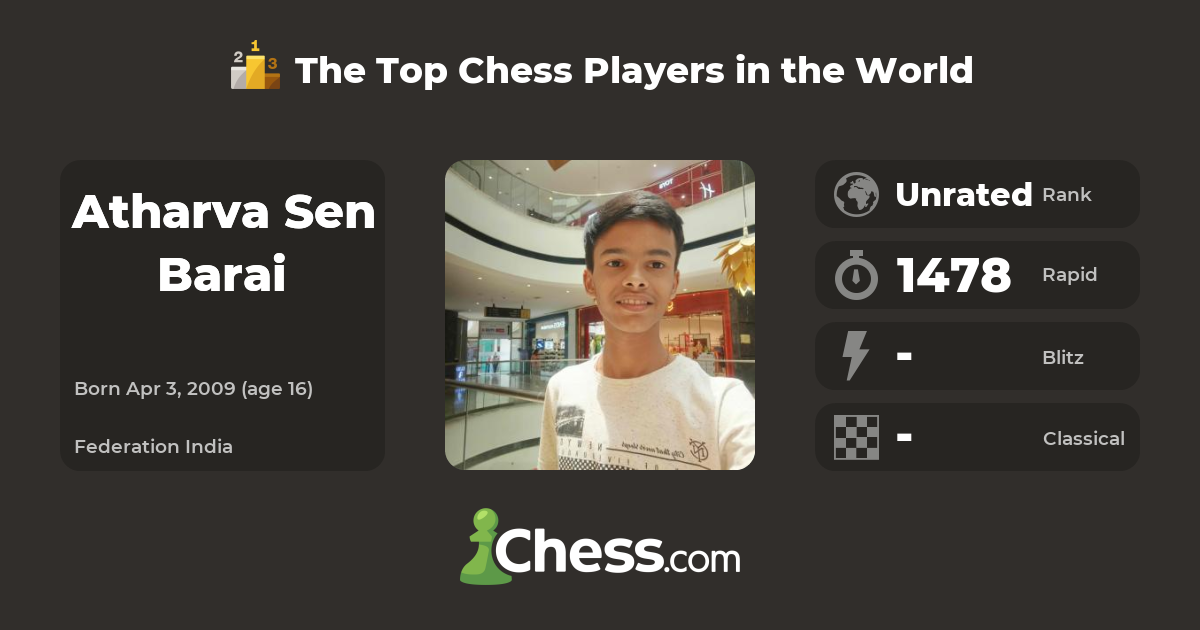 Atharva Sen Barai | Top Chess Players - Chess.com