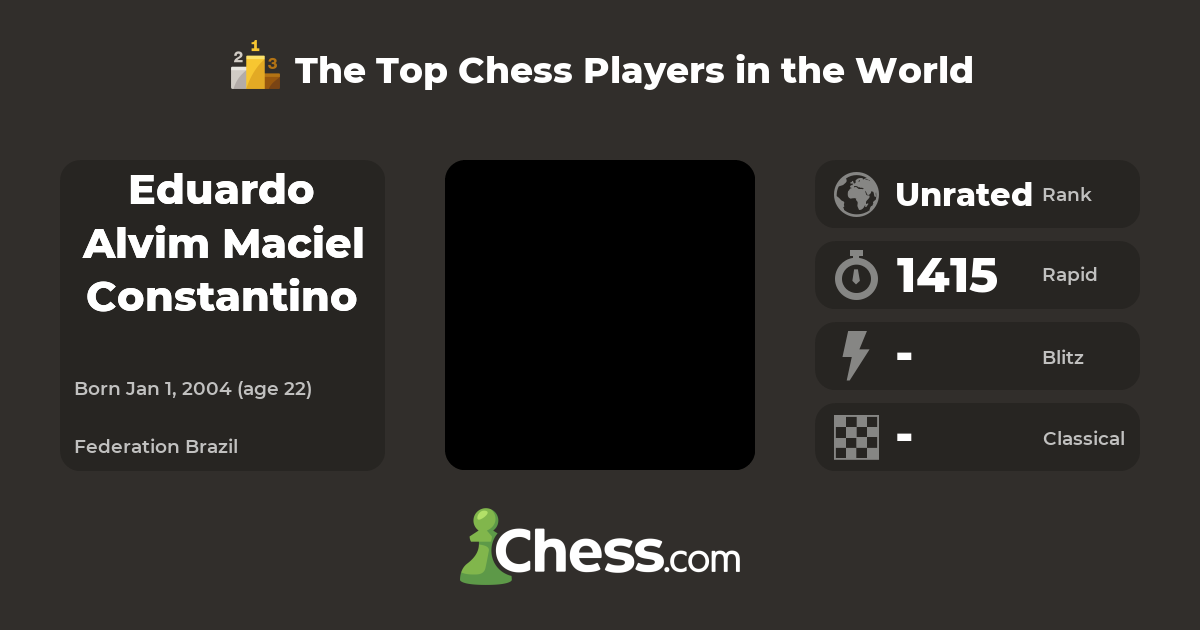 Eduardo Alvim Maciel Constantino | Top Chess Players - Chess.com