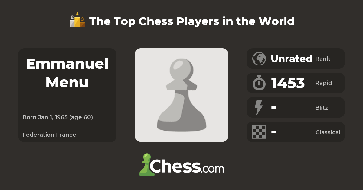 Emmanuel Menu | Top Chess Players - Chess.com