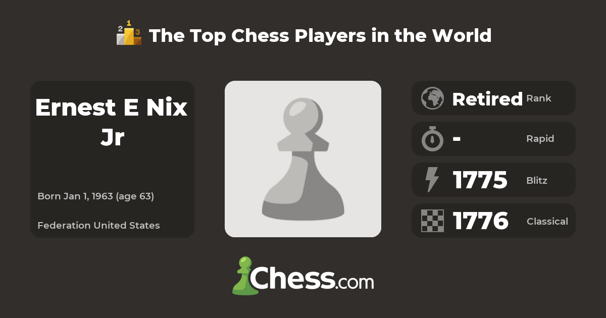 Ernest E Nix Jr | Top Chess Players - Chess.com