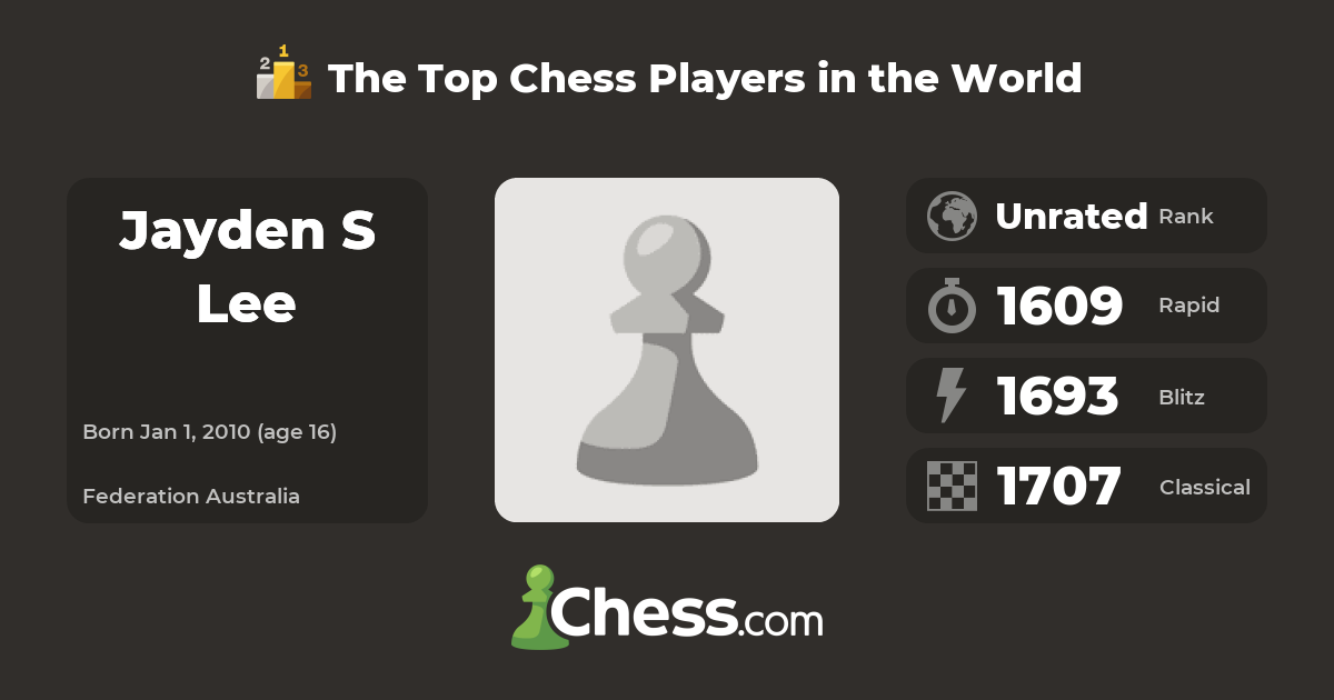 Jayden S Lee | Top Chess Players - Chess.com