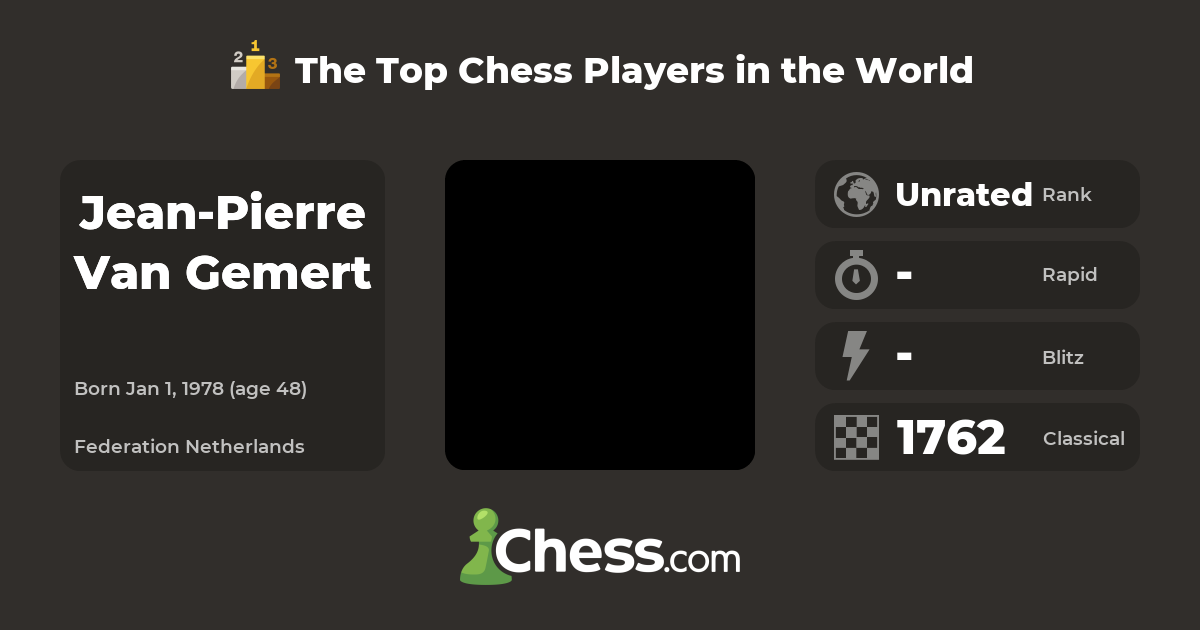 Jean-Pierre Van Gemert | Top Chess Players - Chess.com