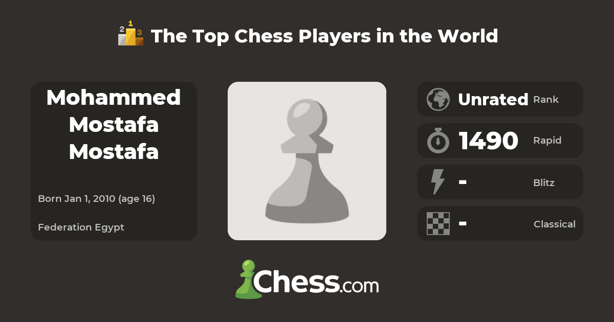 Mohammed Mostafa Mostafa | Top Chess Players - Chess.com