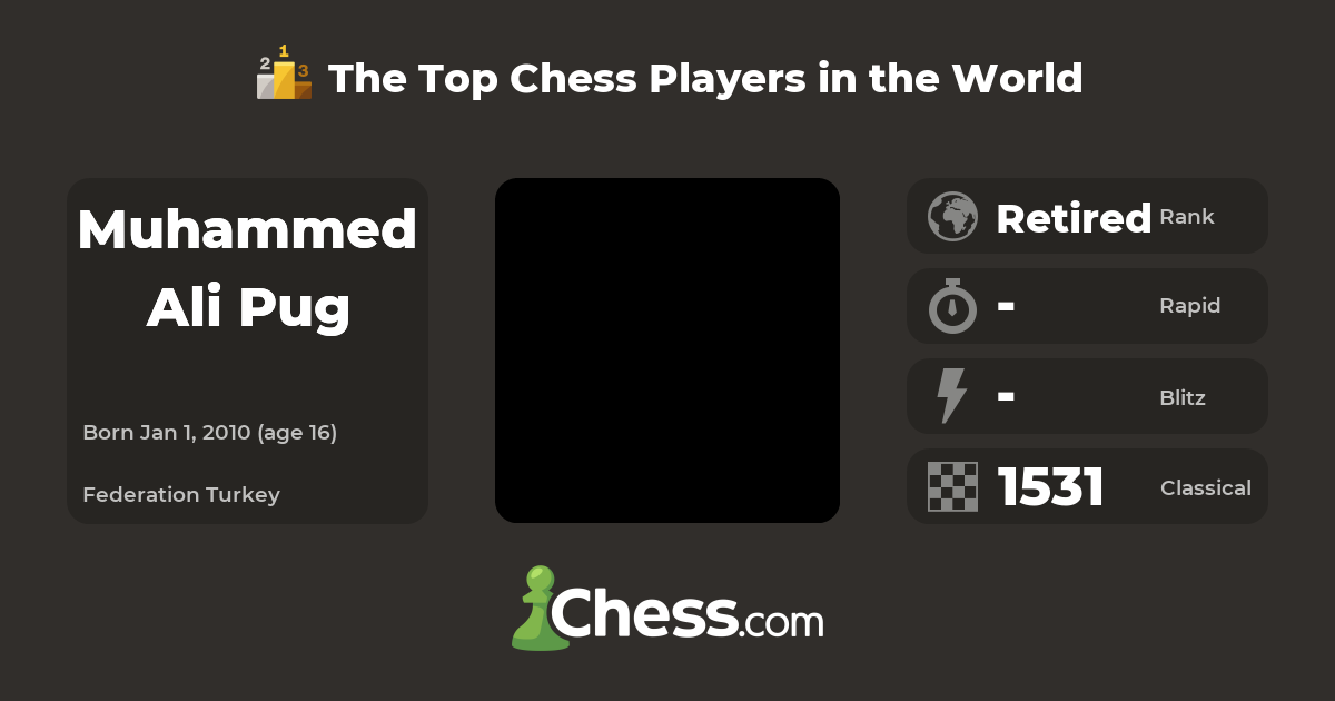 Muhammed Ali Pug | Top Chess Players - Chess.com