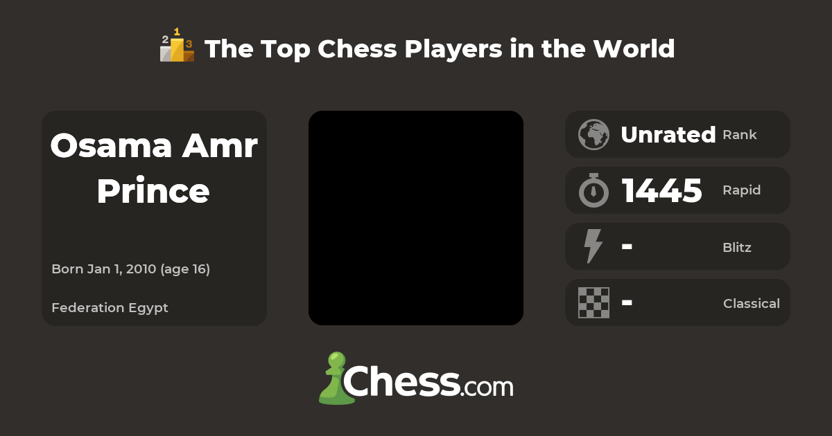 Osama Amr Prince | Top Chess Players - Chess.com