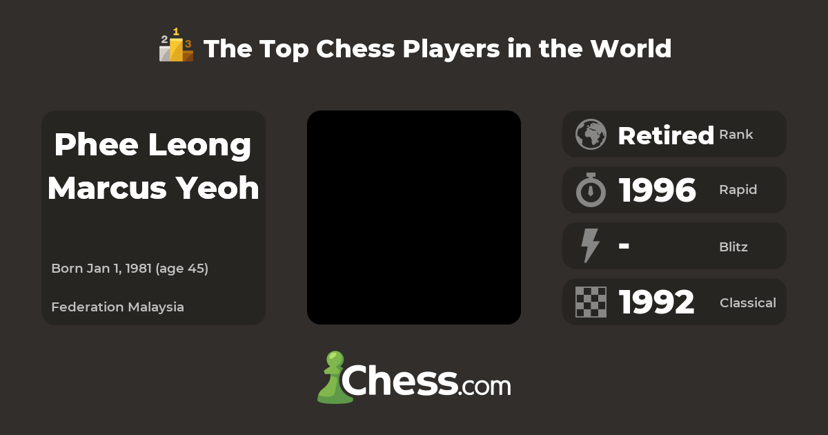 Phee Leong Marcus Yeoh | Top Chess Players - Chess.com