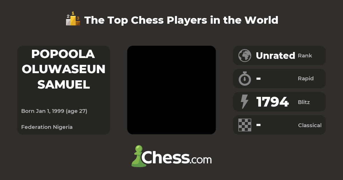 POPOOLA OLUWASEUN SAMUEL | Top Chess Players - Chess.com