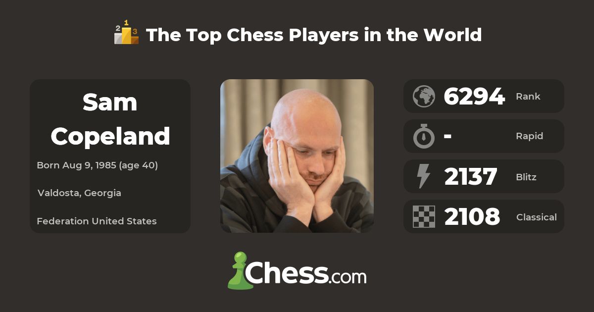 Sam Copeland | Chess Celebrities - Chess.com