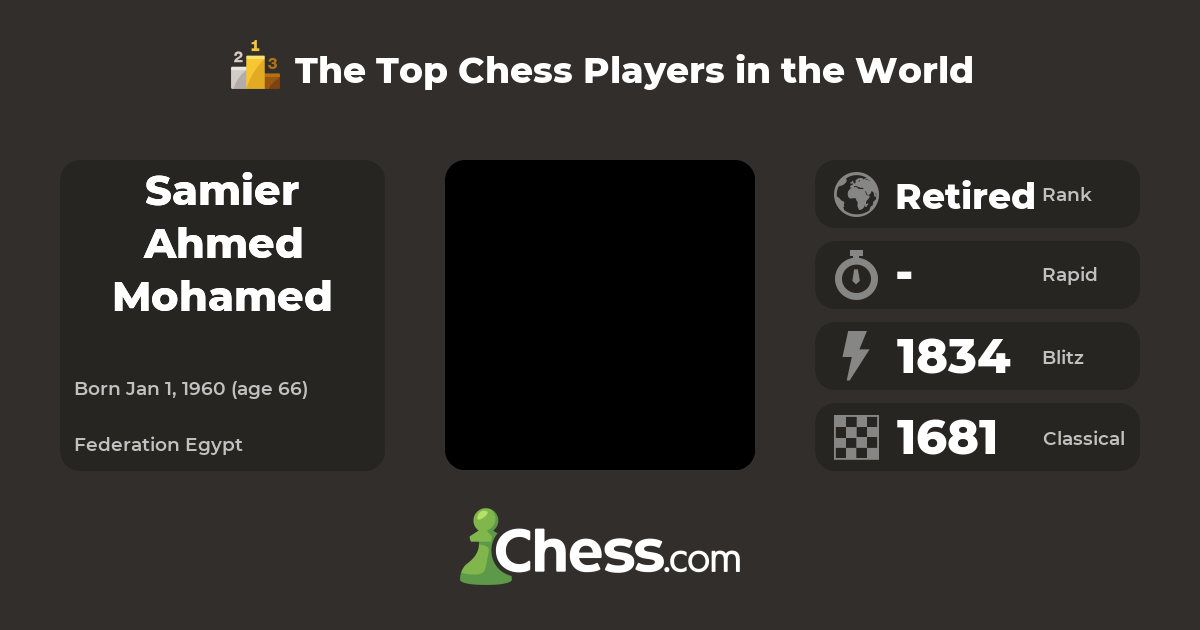 Samier Ahmed Mohamed | Top Chess Players - Chess.com