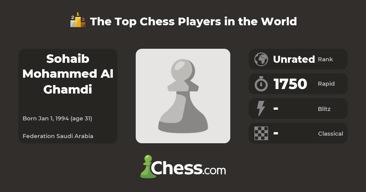 Sohaib Mohammed Al Ghamdi | Top Chess Players - Chess.com