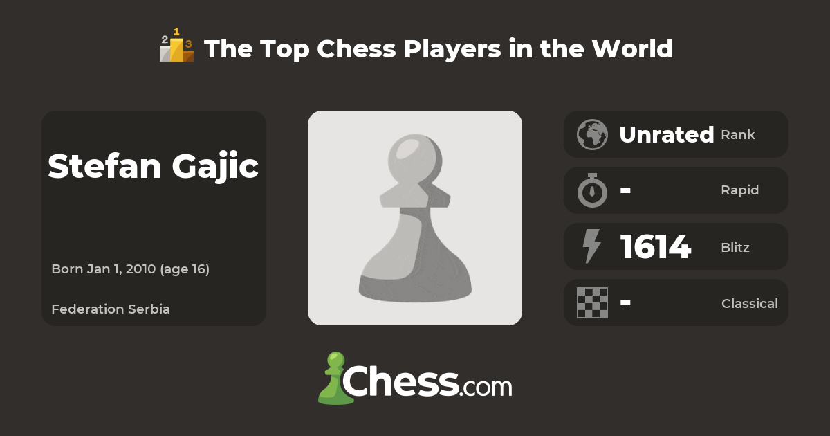 Stefan Gajic | Top Chess Players - Chess.com