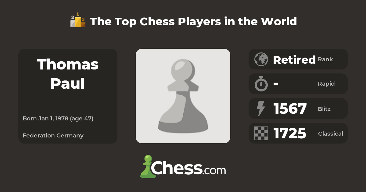 Thomas Paul | Top Chess Players - Chess.com
