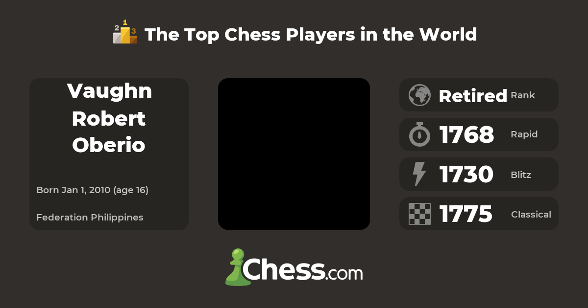 Vaughn Robert Oberio | Top Chess Players - Chess.com