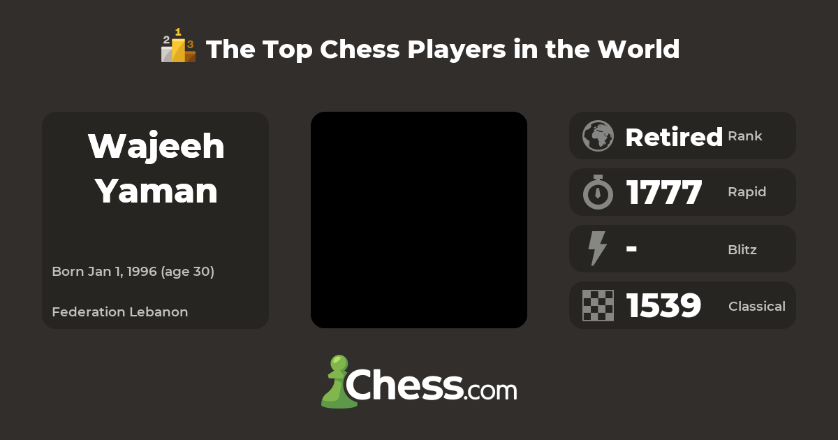 Wajeeh Yaman | Top Chess Players - Chess.com