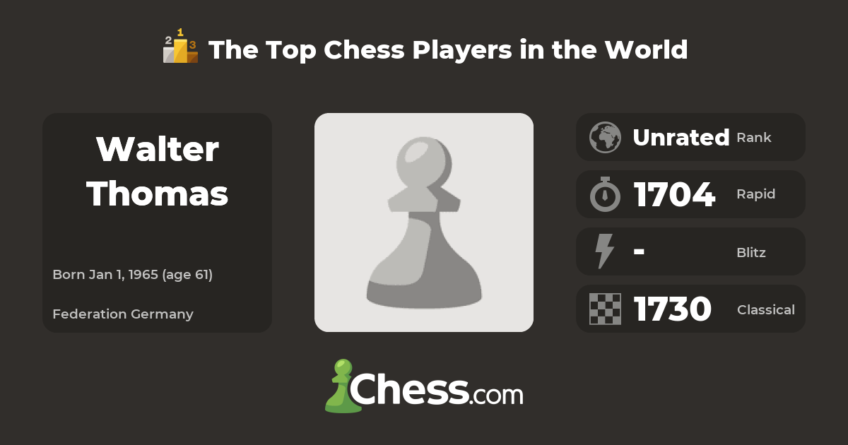 Walter Thomas | Top Chess Players - Chess.com
