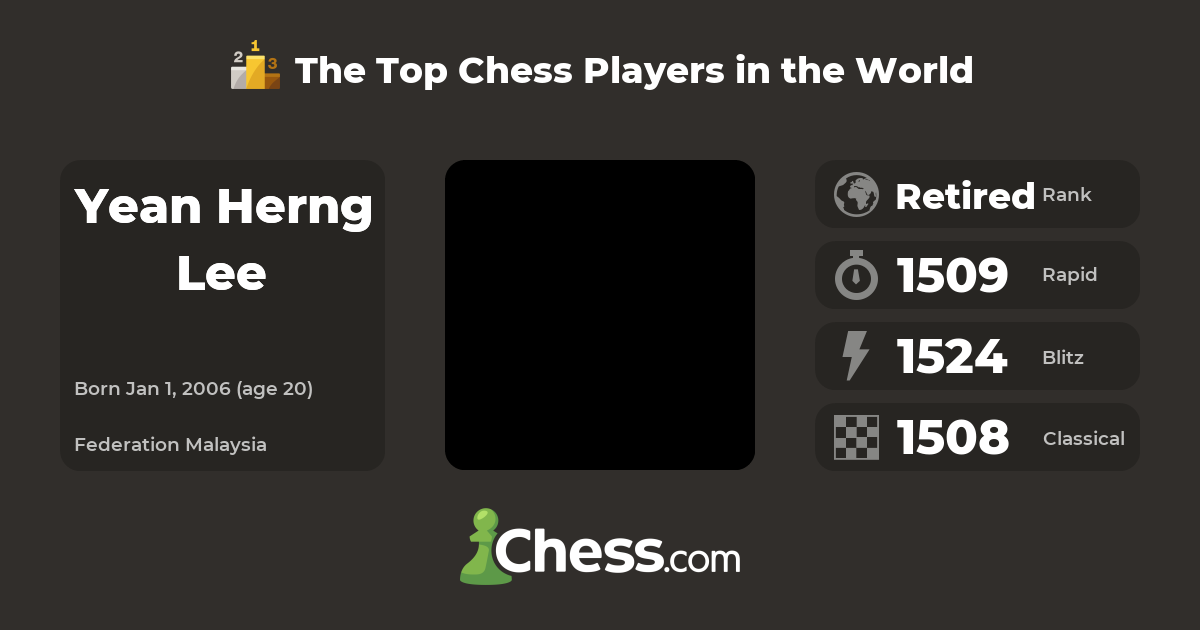Yean Herng Lee | Top Chess Players - Chess.com