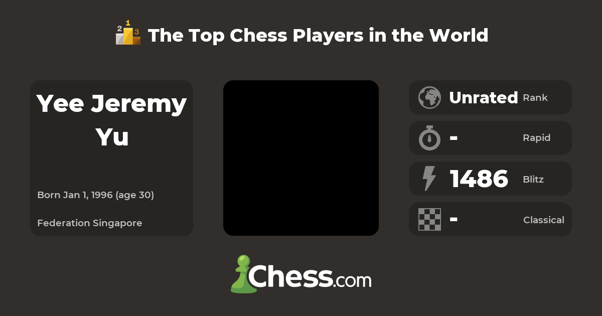 Yee Jeremy Yu | Top Chess Players - Chess.com