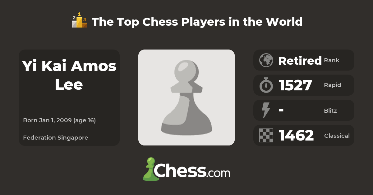 Yi Kai Amos Lee | Top Chess Players - Chess.com