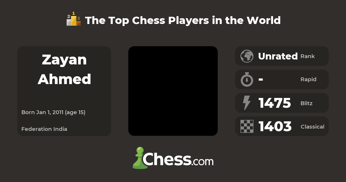 Zayan Ahmed | Top Chess Players - Chess.com
