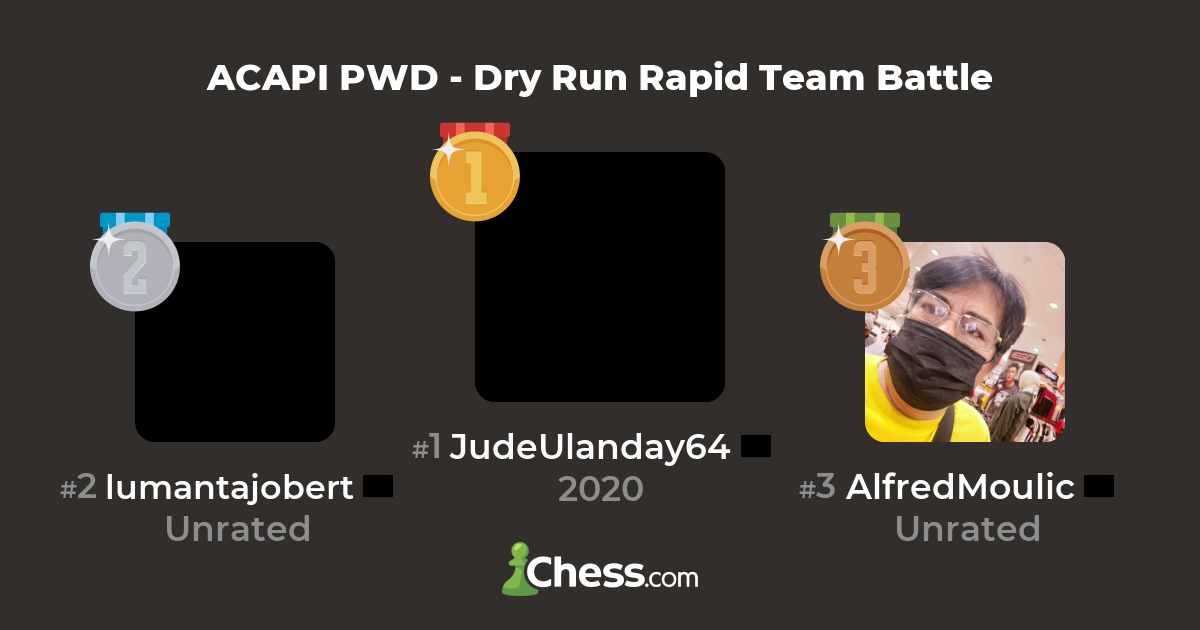 ACAPI PWD - Dry Run Rapid Team Battle - Live Chess Tournament - Chess.com