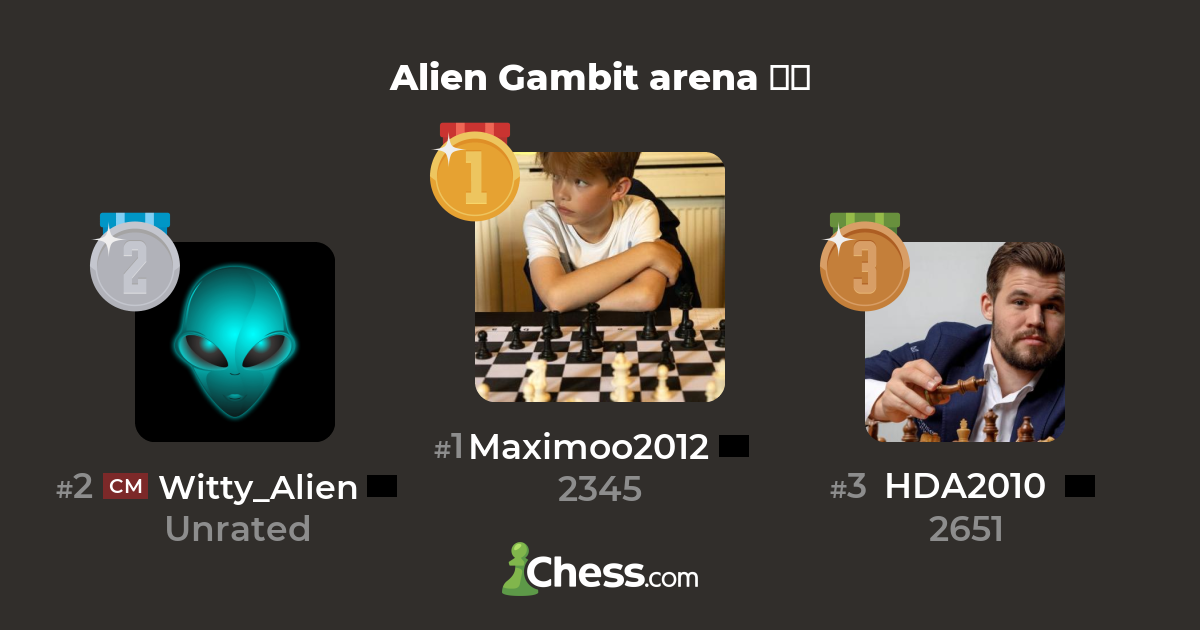 Alien Gambit arena ️ - Live Chess Tournament - Chess.com