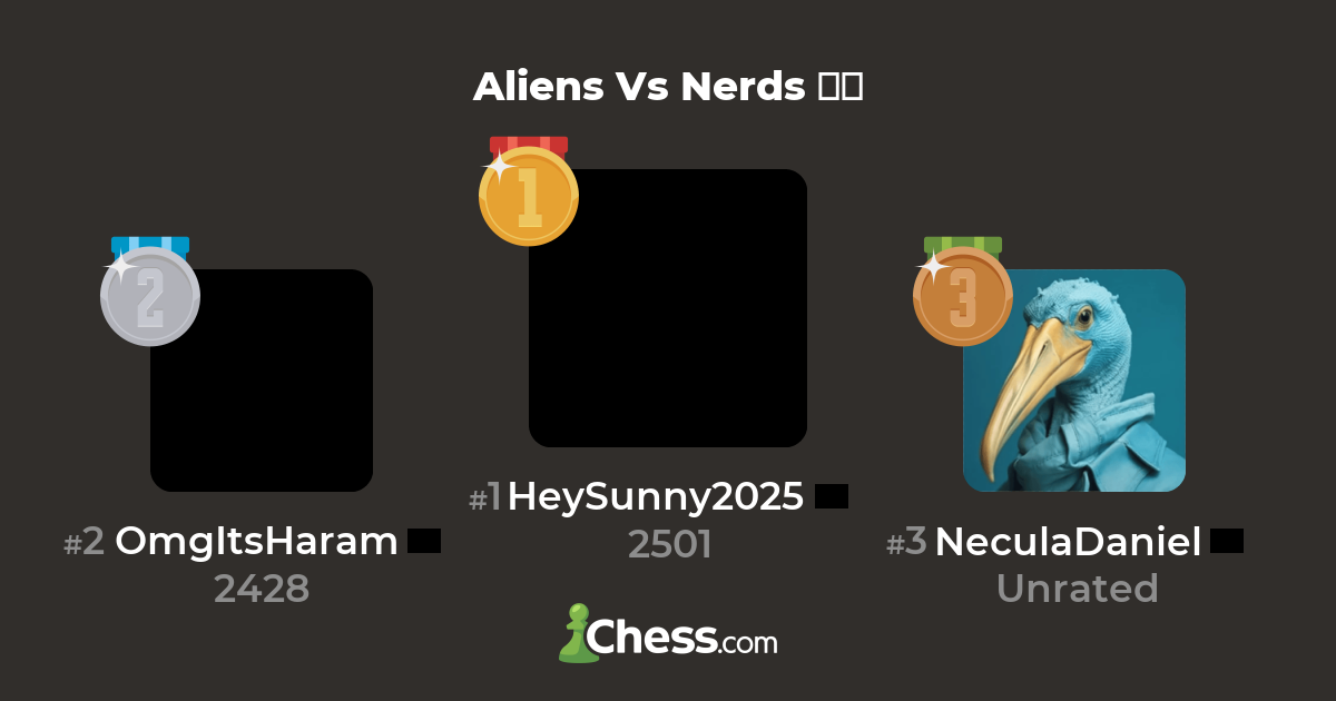 Aliens Vs Nerds ️ - Live Chess Tournament - Chess.com