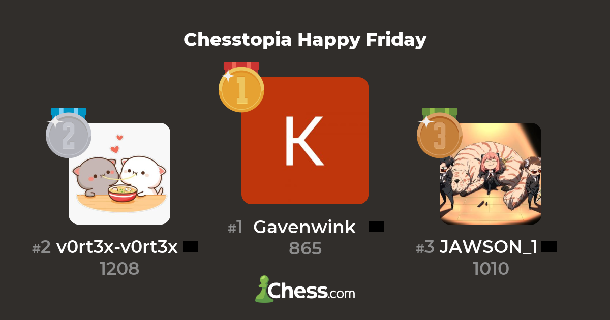 Chesstopia Happy Friday - Live Chess Tournament - Chess.com